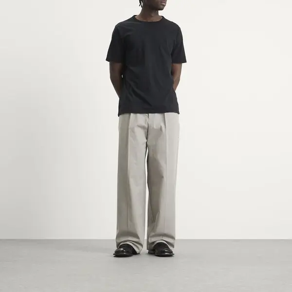 JIL SANDER Cotton Pleated Trouser