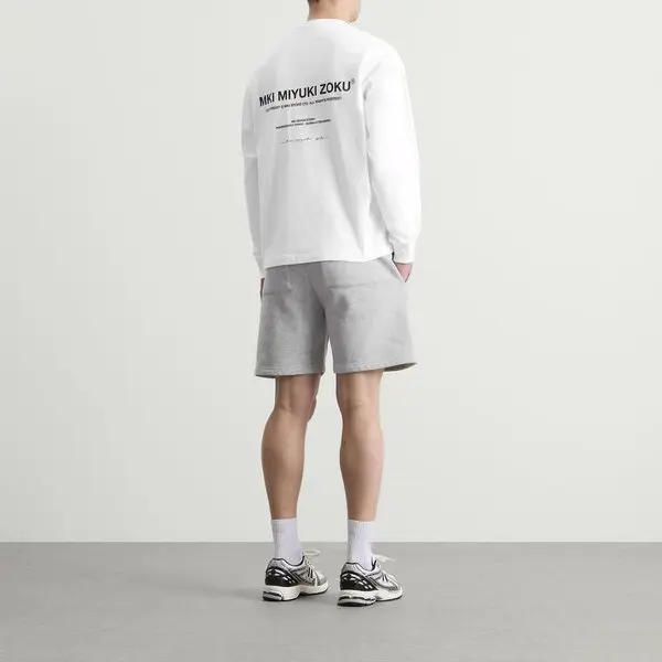 MKI MIYUKI ZOKU Design Studio Long Sleeve T-shirt - White