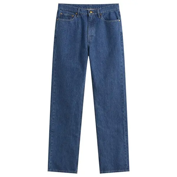 JIL SANDER Straight Cut Denim Jeans - Medium Denim