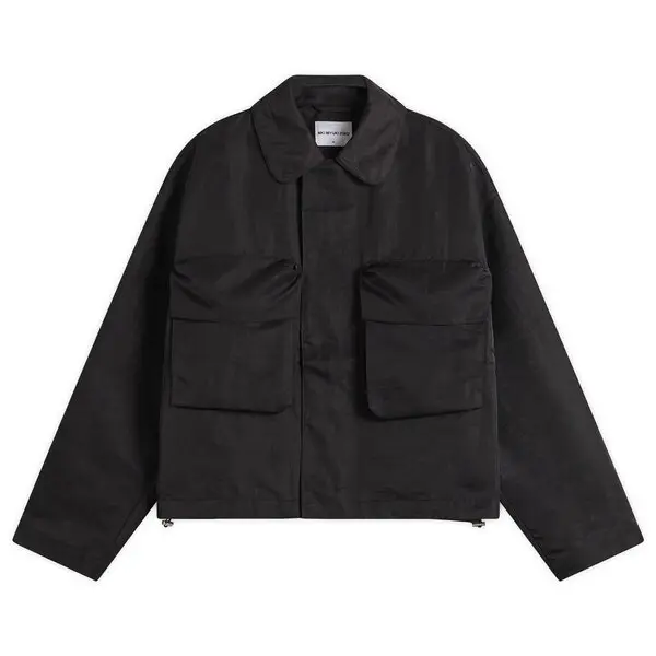 MKI MIYUKI ZOKU Silky Nylon Pilot Jacket - Black