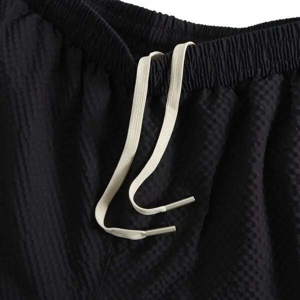 MKI MIYUKI ZOKU Seersucker Wide Leg Trousers