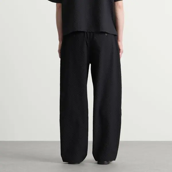 MKI MIYUKI ZOKU Seersucker Wide Leg Trousers