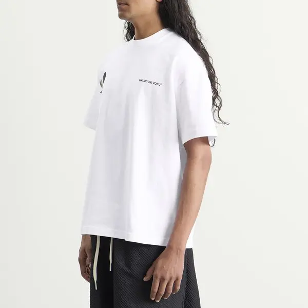 MKI MIYUKI ZOKU Presented End. Swallow T-shirt - White
