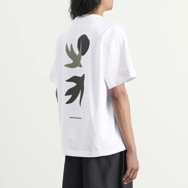 MKI MIYUKI ZOKU Presented End. Swallow T-shirt - White
