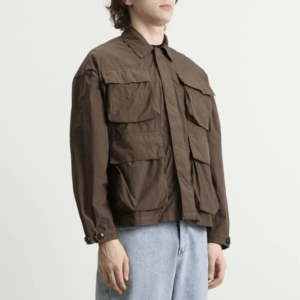 MKI MIYUKI ZOKU Garment Dye Box Overshirt