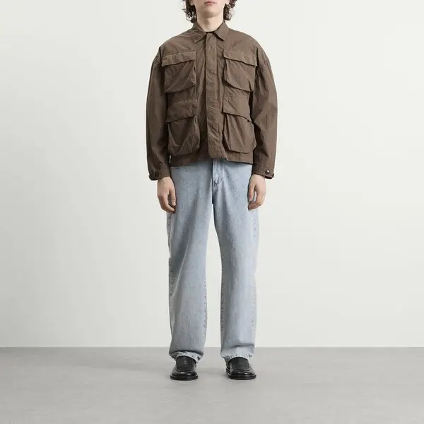 MKI MIYUKI ZOKU Garment Dye Box Overshirt