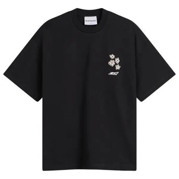 MKI MIYUKI ZOKU Hibiscus T-shirt - Black