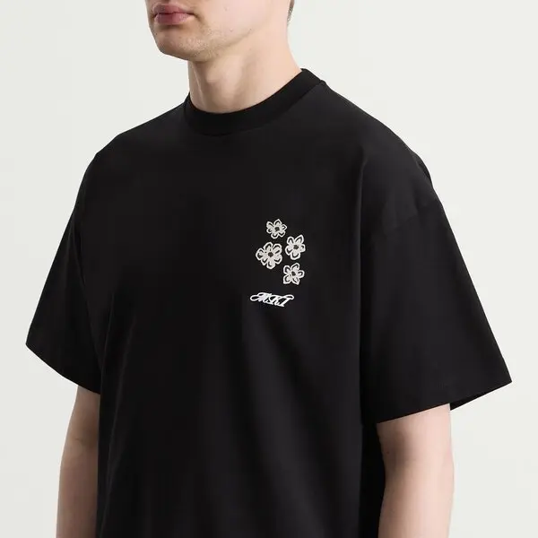 MKI MIYUKI ZOKU Hibiscus T-shirt - Black