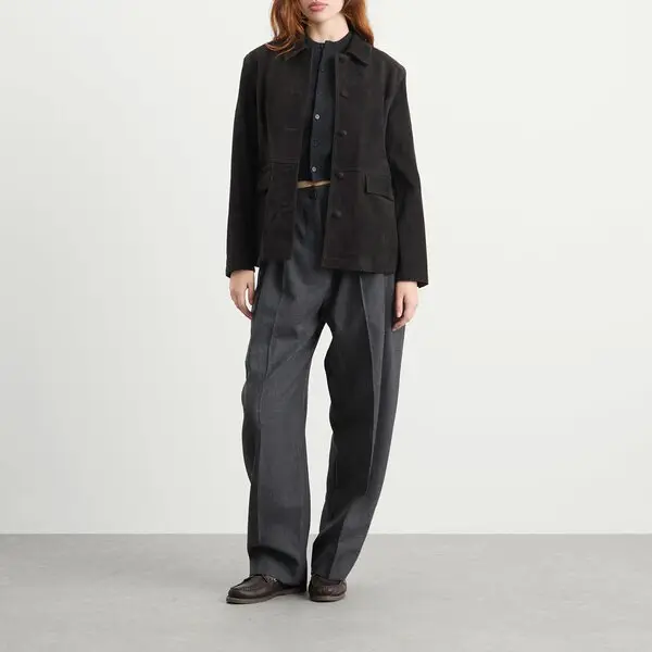 Auralee High Twist Wool Knit Vest