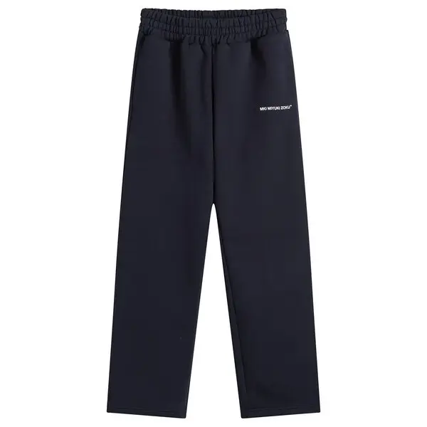 MKI MIYUKI ZOKU Presented End. Uniform Wide Leg Joggers - Navy