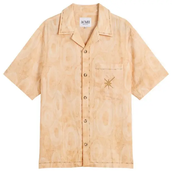 ACMH BY MAGIC CASTLES X Khruangbin Linen Vacation Shirt - Sandstone