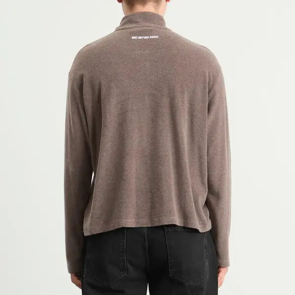 MKI MIYUKI ZOKU Towelling Quarter Zip