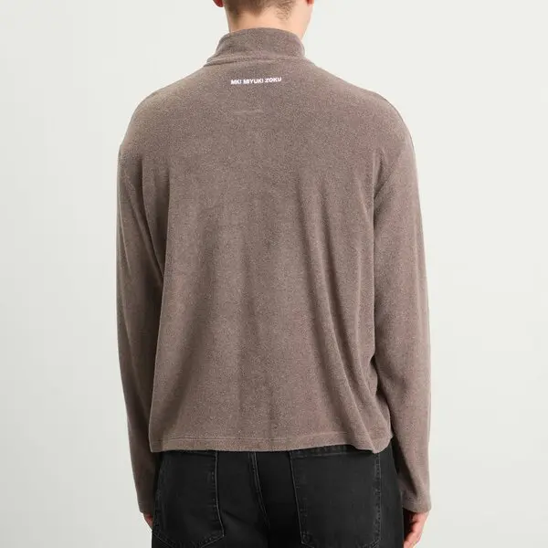 MKI MIYUKI ZOKU Towelling Quarter Zip
