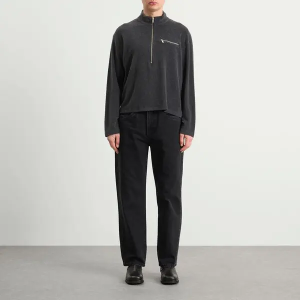 MKI MIYUKI ZOKU Towelling Quarter Zip