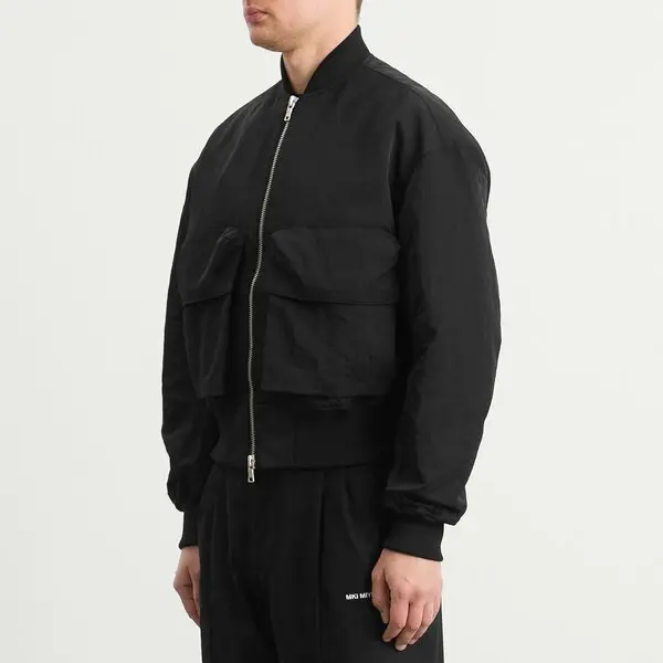 MKI MIYUKI ZOKU Silky Nylon Bomber