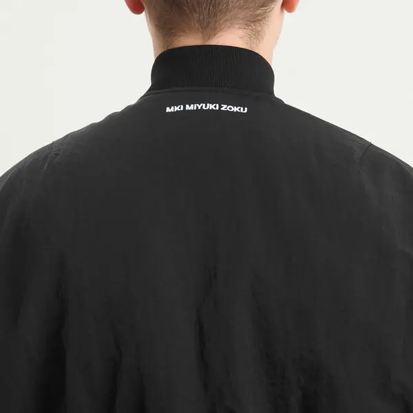 MKI MIYUKI ZOKU Silky Nylon Bomber