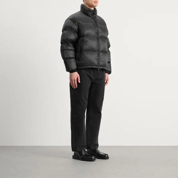 MKI MIYUKI ZOKU Translucent Funnel Neck Bubble Jacket