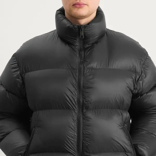 MKI MIYUKI ZOKU Translucent Funnel Neck Bubble Jacket
