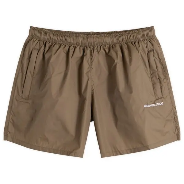 MKI MIYUKI ZOKU Swim Shorts - Brown