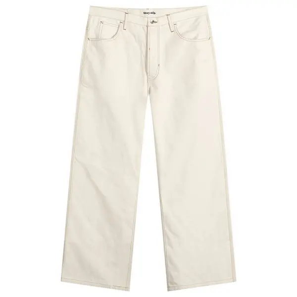 STORY MFG. Hand Applique Poetry Pants - Rainbow Patchwork