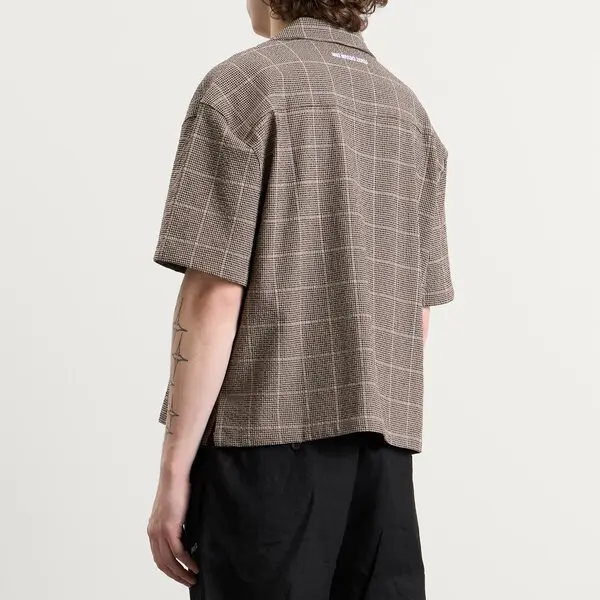 MKI MIYUKI ZOKU Seersucker Check Vacation Shirt