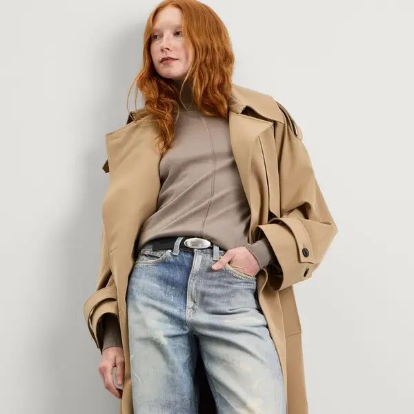 RÓHE Classic Double Breasted Trench Coat