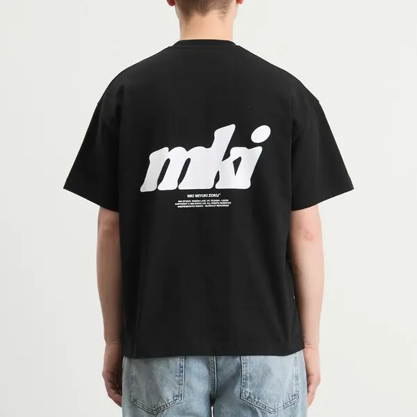 MKI MIYUKI ZOKU Stamp T-shirt - Black