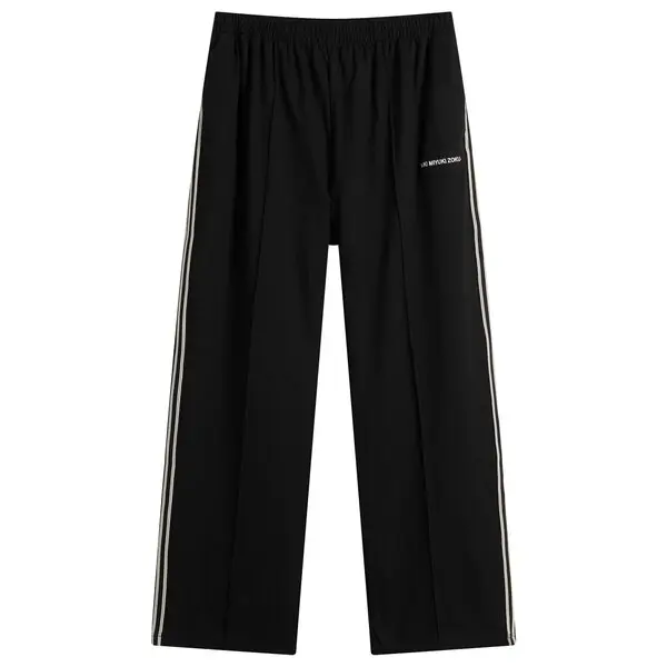 MKI MIYUKI ZOKU Wide Fit Poly Track Pants - Black