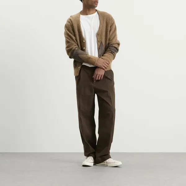 SECOND / LAYER Chevy Cardigan - Brown/gray