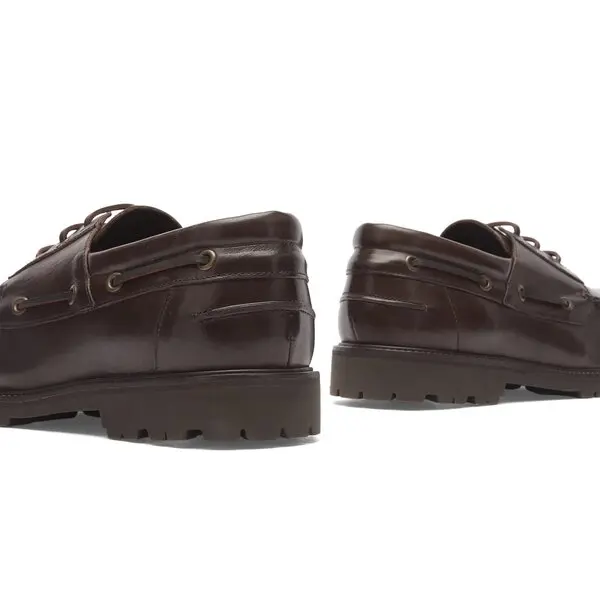 Studio Nicholson Gusto Leather Boat Shoe