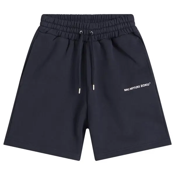 MKI MIYUKI ZOKU Presented End. Uniform Sweat Shorts - Navy