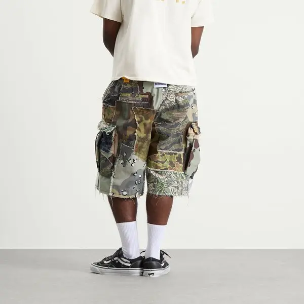 GALLERY DEPT. Retouche Camo Patchwork Kenzie Shorts