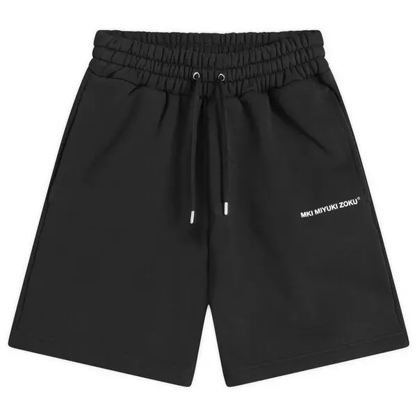 MKI MIYUKI ZOKU Uniform Sweat Shorts - Black