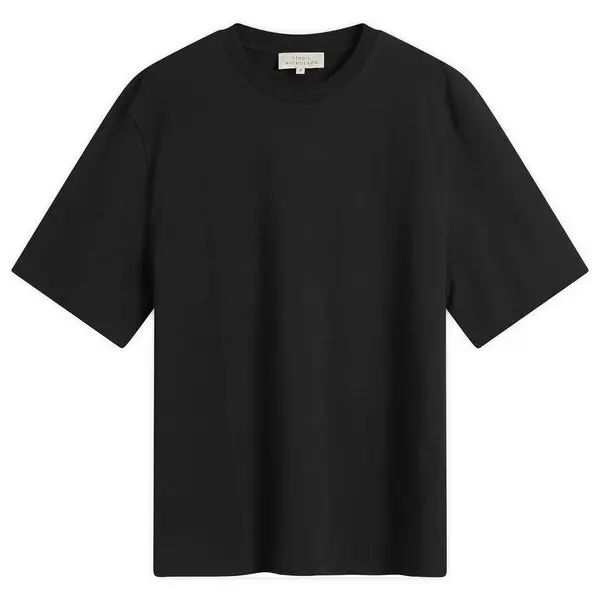 Studio Nicholson Lay Branded Boxy Fit T-shirt - Black