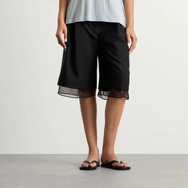 RÓHE Organza Lined Shorts