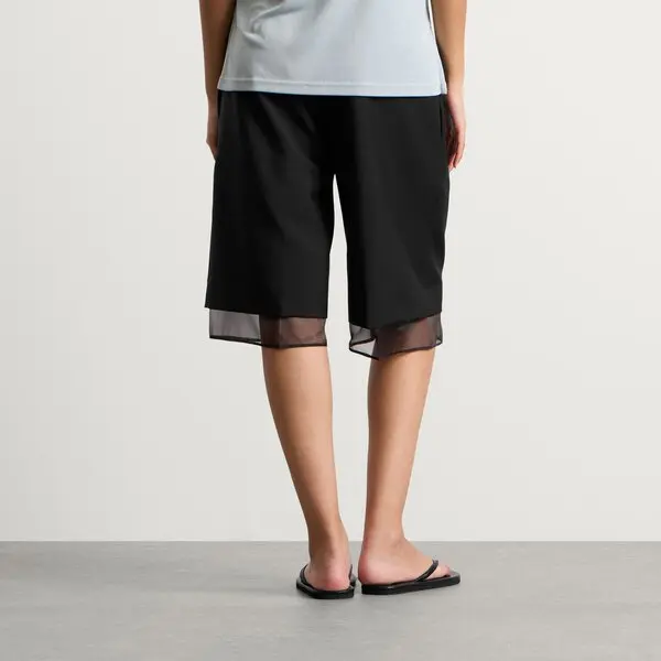 RÓHE Organza Lined Shorts