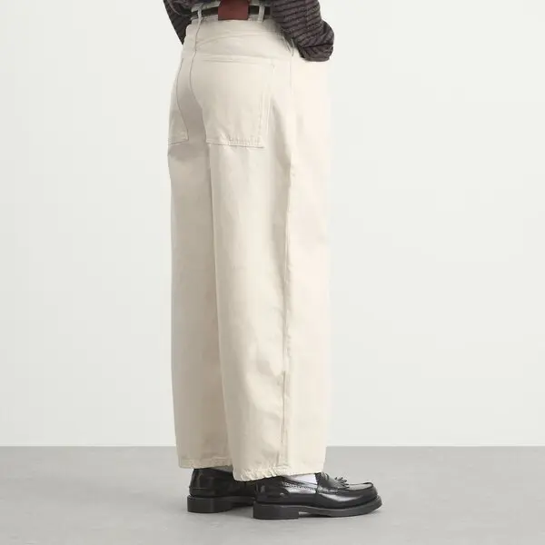 Studio Nicholson Paolo 14oz Denim Volume Jean - Parchment