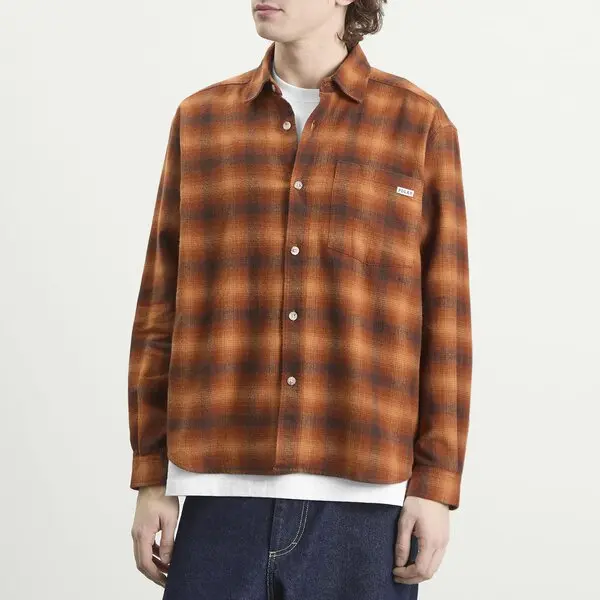 POLAR SKATE CO. Shadow Check Mitchell Shirt