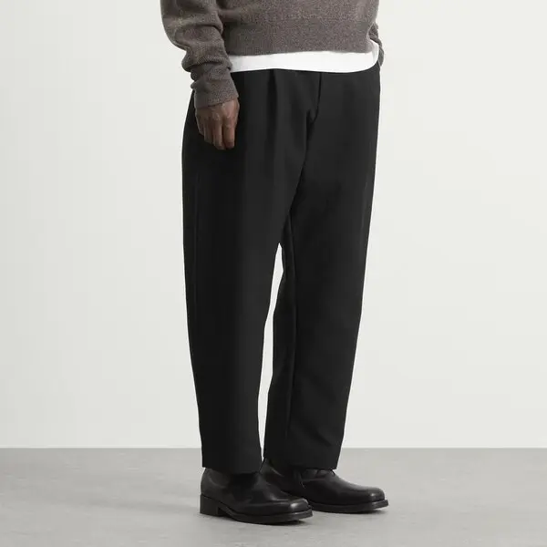 Studio Nicholson Tapered Cotton Blend Trousers