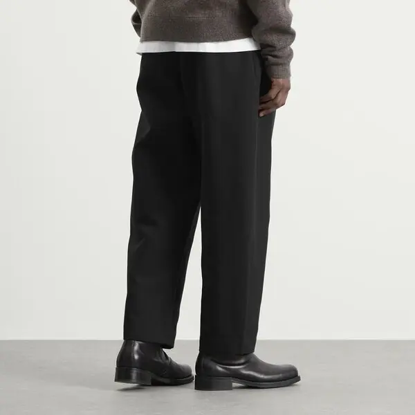 Studio Nicholson Tapered Cotton Blend Trousers