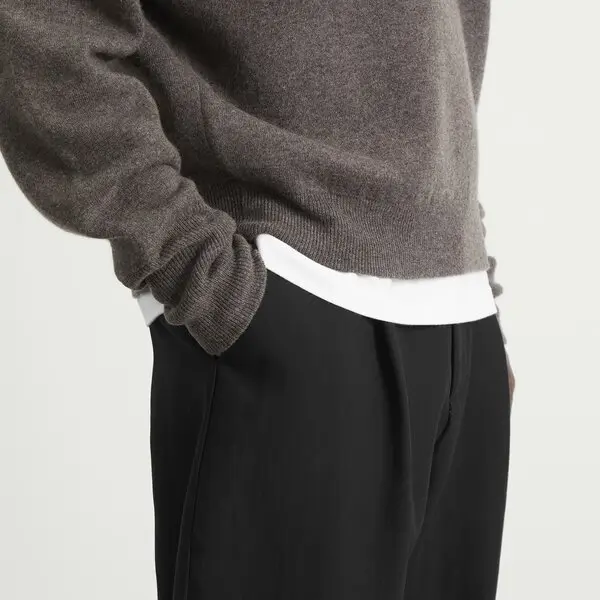 Studio Nicholson Tapered Cotton Blend Trousers