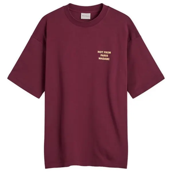 Drole De Monsieur Slogan T-shirt - Wine