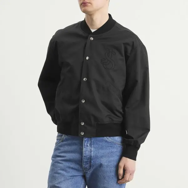JIL SANDER Snap Closure Varsity Jacket