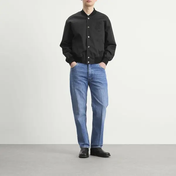 JIL SANDER Snap Closure Varsity Jacket