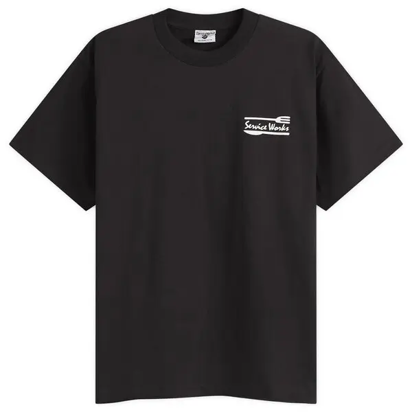 SERVICE WORKS Milos T-shirt End. Exclusive - Black