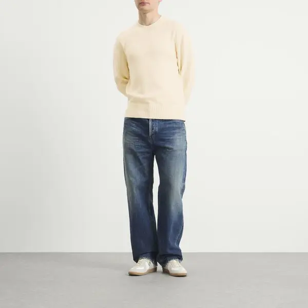 JIL SANDER Textured Cotton Crew Neck Jumper