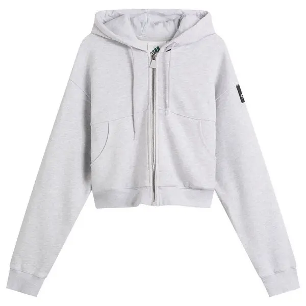 Adidas Eqt Cropped Hoodie - Solid Grey
