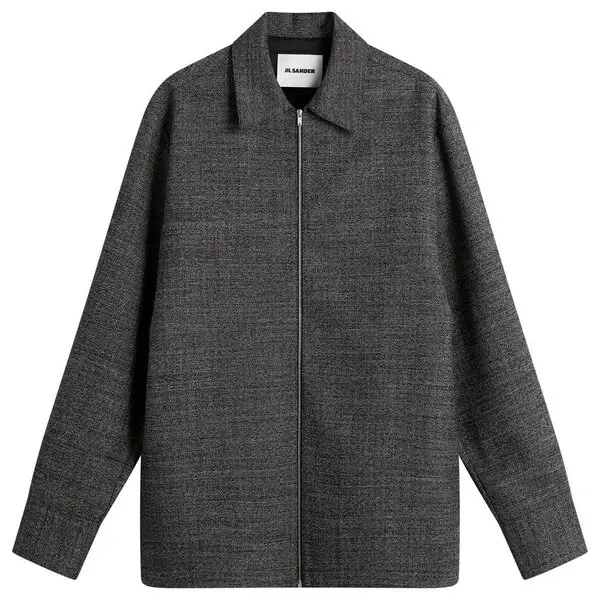 JIL SANDER Zip Outershirt - Crow