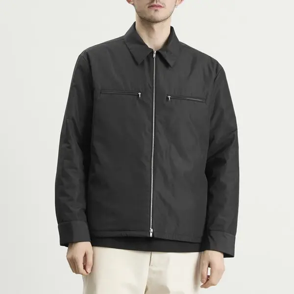 JIL SANDER Nylon Zip Up Shirt Jacket