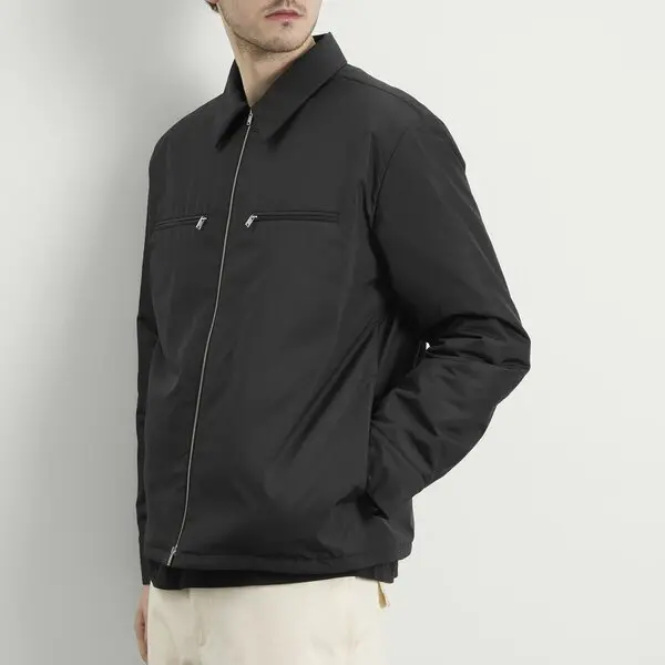 JIL SANDER Nylon Zip Up Shirt Jacket